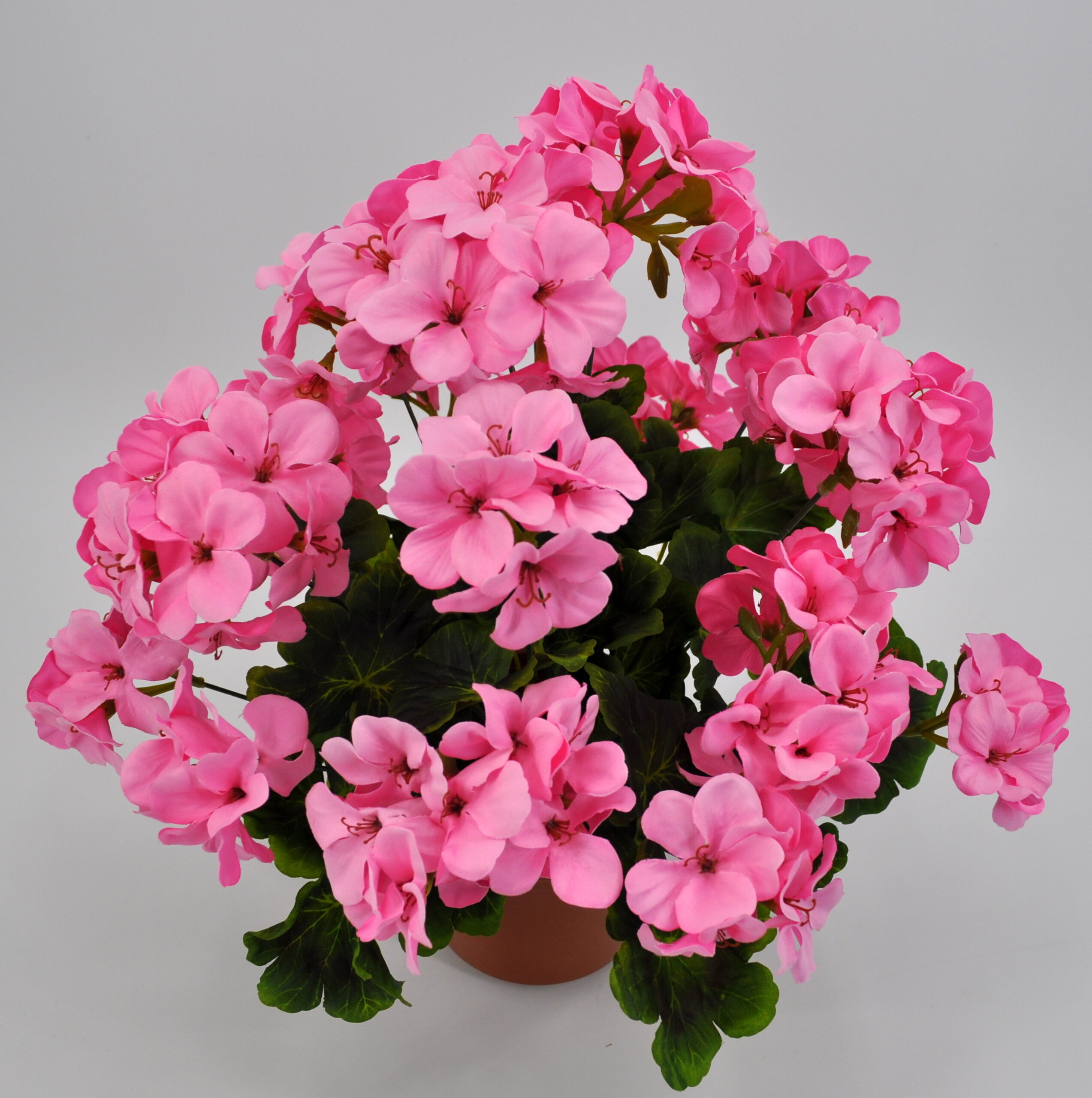 Geranio artificiale lux rosa per decorare balconi e terrazzi