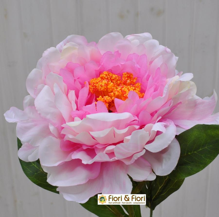 Peonia artificiale rosa in materiale di ottima qualità